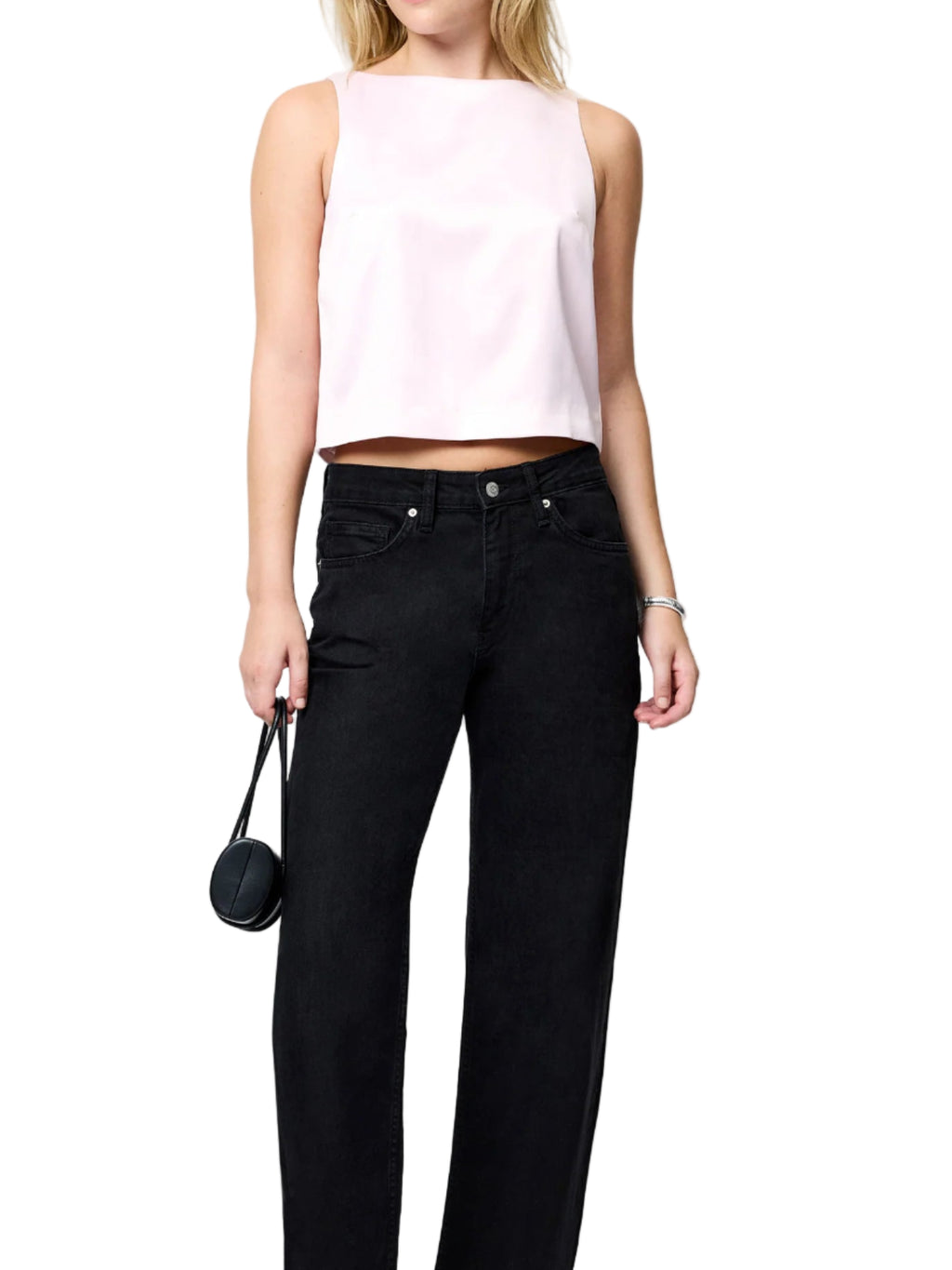 French Connection Carey Combo Velvet Bow Top – Dsquared Clothing